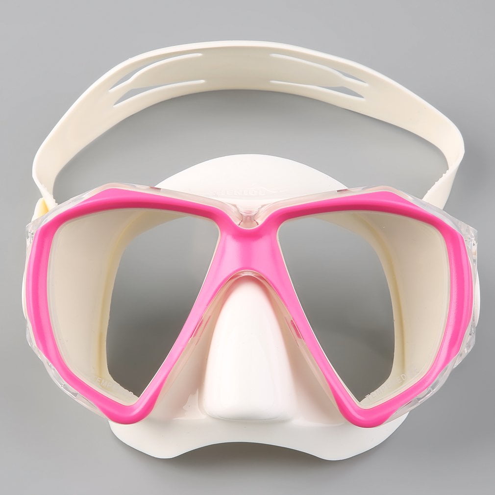 Adult Silicone Glass Swimming Diving Scuba Anti-Fog Goggles Mask With ...