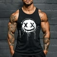 BVOFAR Mens Big and Tall Tank Tops Funny Graphic Tees Casual Workout ...