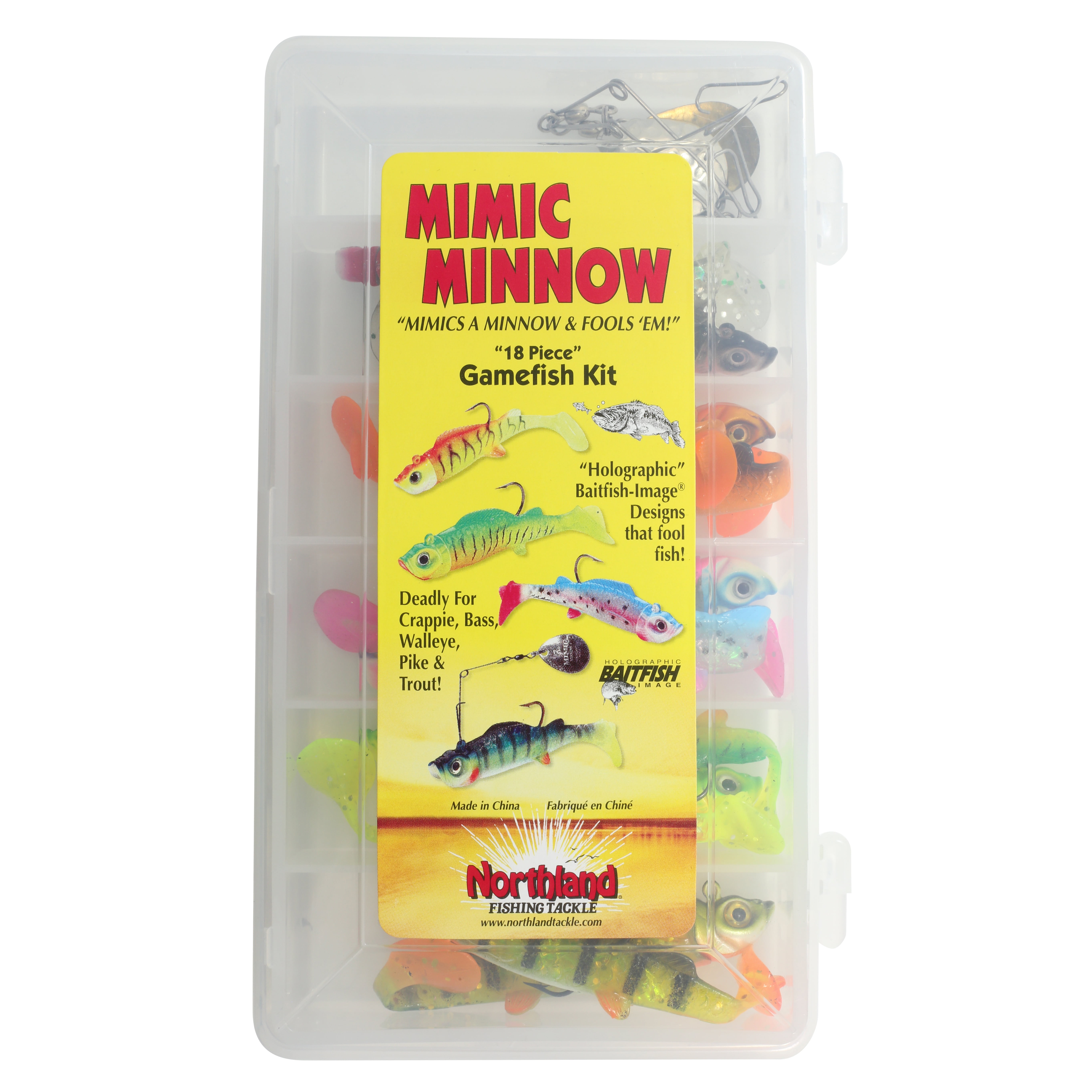 Northland Tackle Mimic Minnow Gamefish Kit, Freshwater, Assorted ...
