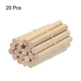 Wooden Dowel Rods Wood Sticks, 4"x0.47" Round Wooden Dowels Rod for DIY ...