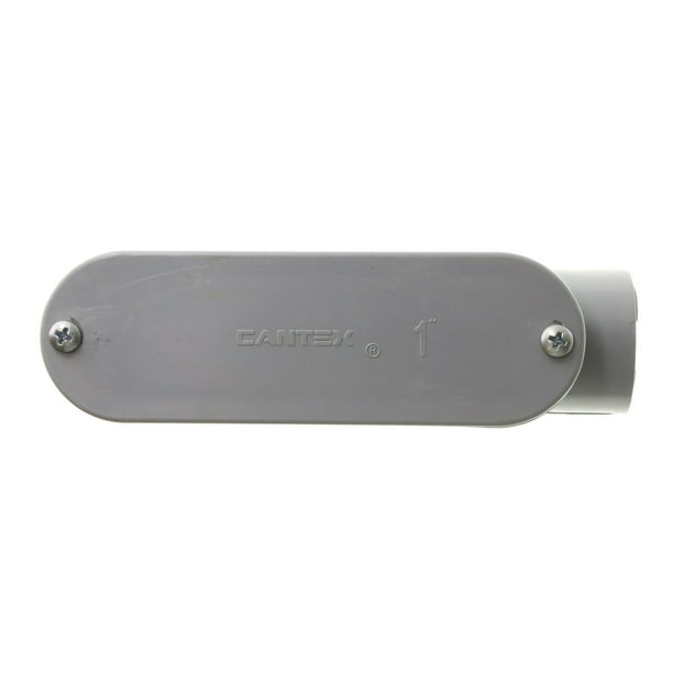 Cantex 5133665 Non Metallic Pvc Type Lb Conduit Body Fitting 1 Inch
