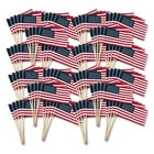 ANLEY USA Deluxe Desk Flag Set - 6 in x 4 in American US Desktop Flag ...