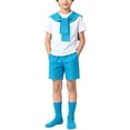 AHTJRT Boys Short Sets 4 Piece Outfits Tops Capes Shorts Socks Clothing ...