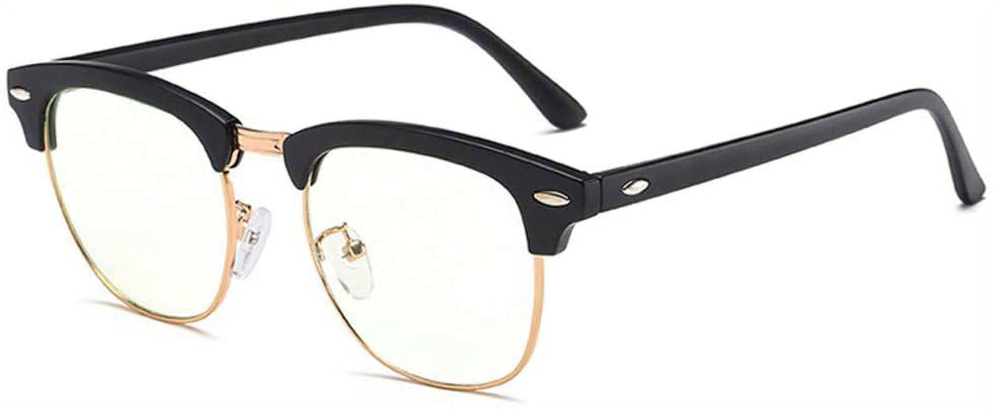 Gafas unisex estilo nerd con protección para los ojos, con bloqueo de ...