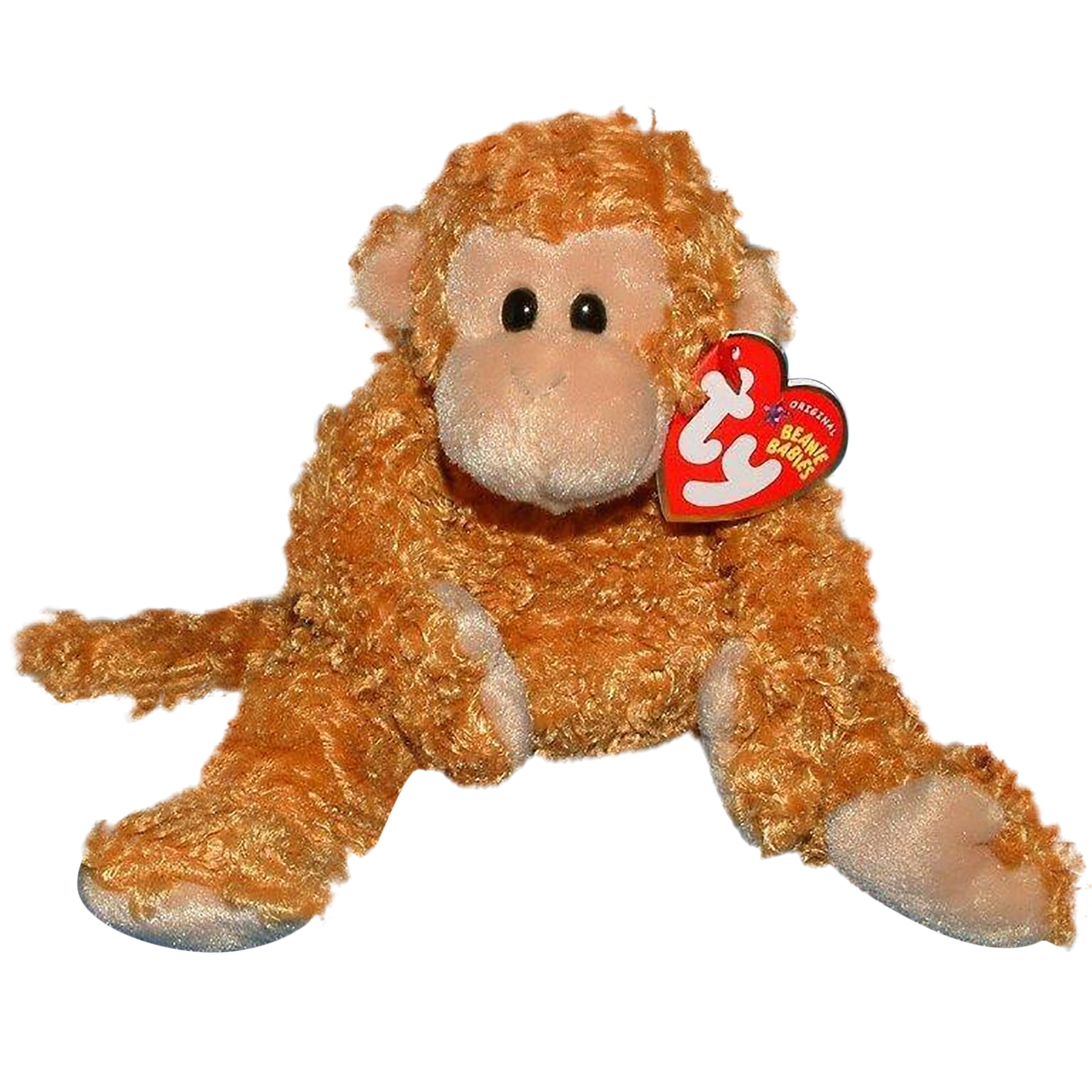Ty Beanie Baby: Fumbles the Monkey | Stuffed Animal | MWMT's - Walmart.com