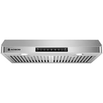 Aobosi 36 inch Range Hood Under Cabinet 800CFM CFM with 3-Speed Gesture ...