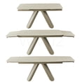 COSMOS Retractable Expandable Dining Table for 8, Sintered Stone Top ...