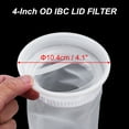 Uxcell IBC Lid Filter 210mm Long Washable Nylon Fine Mesh Filter for ...