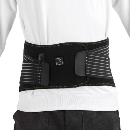Heating Massage Back Wrap, Heated Waist Belt for Lower Back Lumbar ...