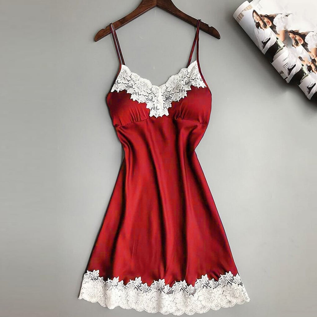Click here for Endives Intimates Satin Sleepwear Women Ladies Nig... prices