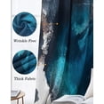 Blue Cenote Blackout Curtains for Bedroom Living Room Darkening ...