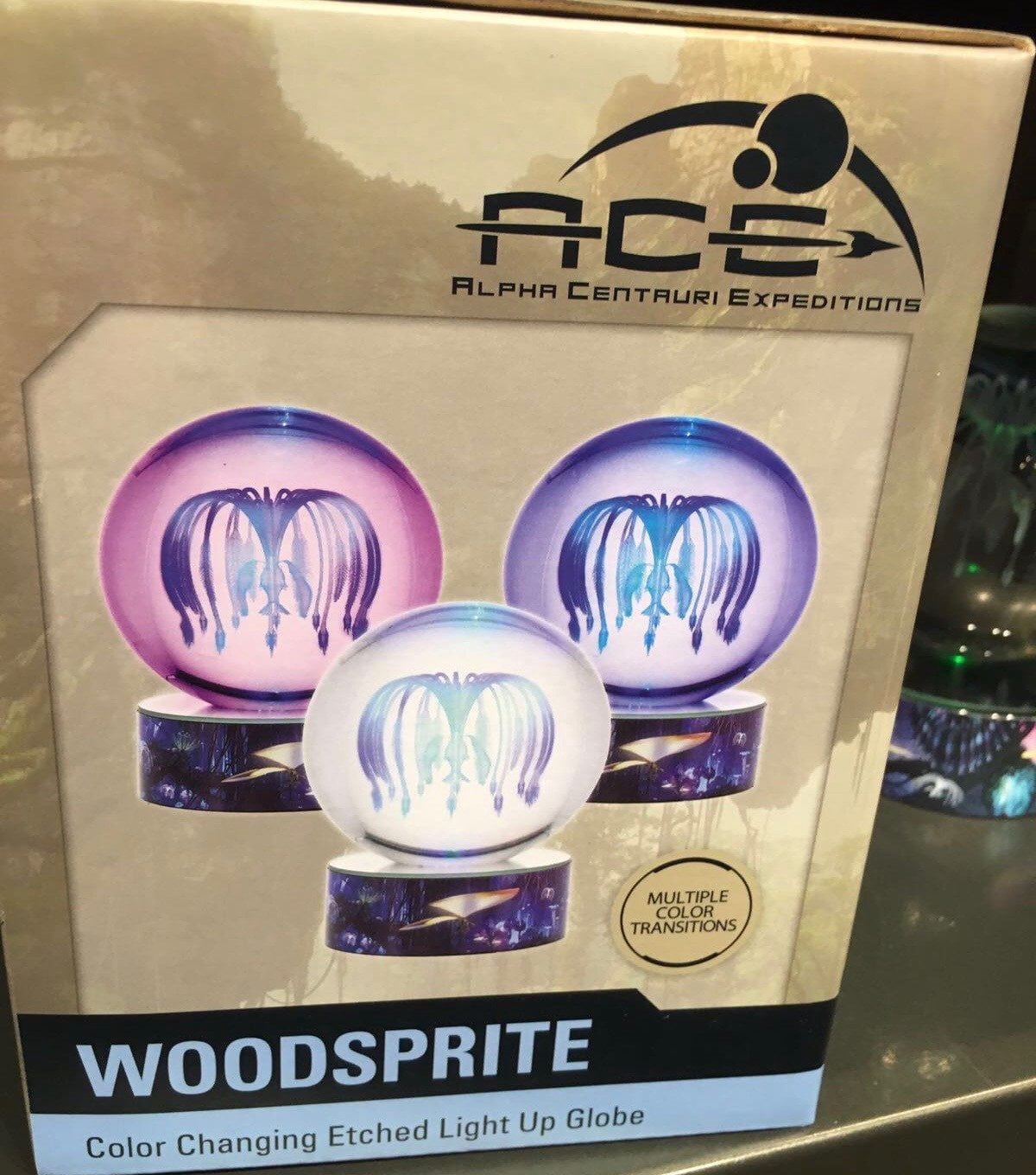 Disney Pandora Avatar Woodsprite Color Changing Light Up Globe New with ...