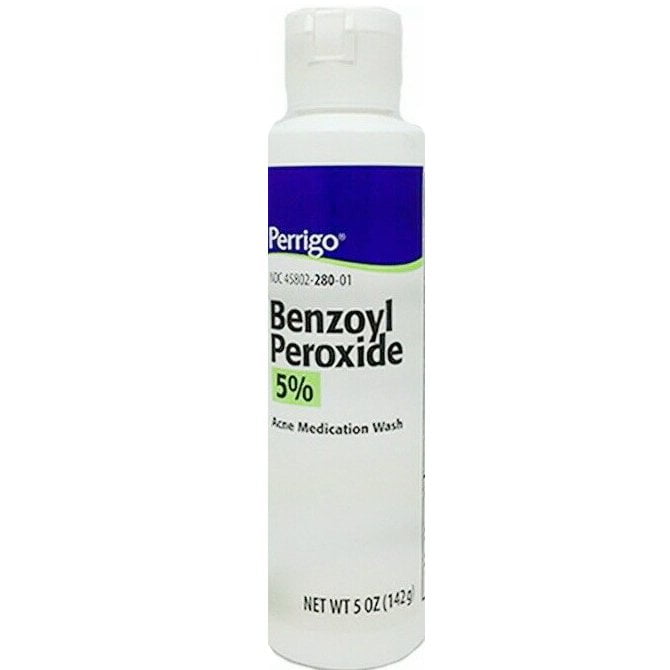 Perrigo Benzoyl Peroxide Wash 5% Liquid, 142 g - Walmart.com