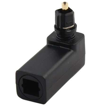 Optical Cable Male to Female 90 Degree Fiber Optic Audio Converter ...