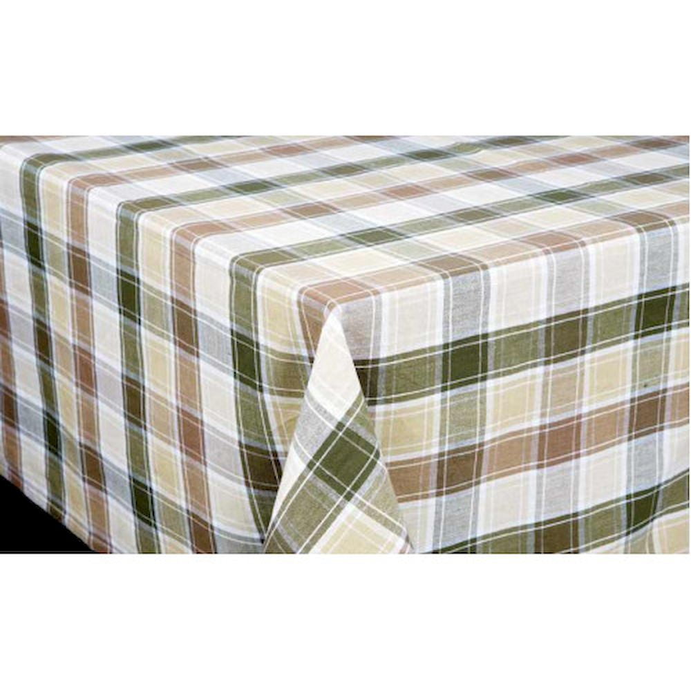 70 "x 70" Round Tulip - Check Pattern Table Cloth - Walmart.com