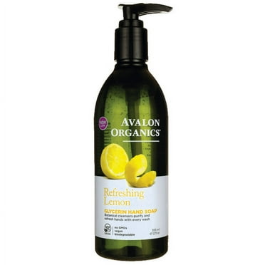 Avalon Organics Rosemary Glycerin Hand Soap, 12 oz, Rejuvenating ...