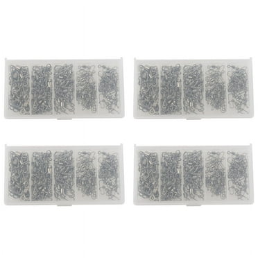Fishing Swivels Snaps Kit 226pcs/Box Barrel Rolling Swivels Snaps ...