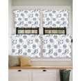 Anchor Compass Seagull Sun Short Blackout Curtains 24 Inch Long,Summer ...