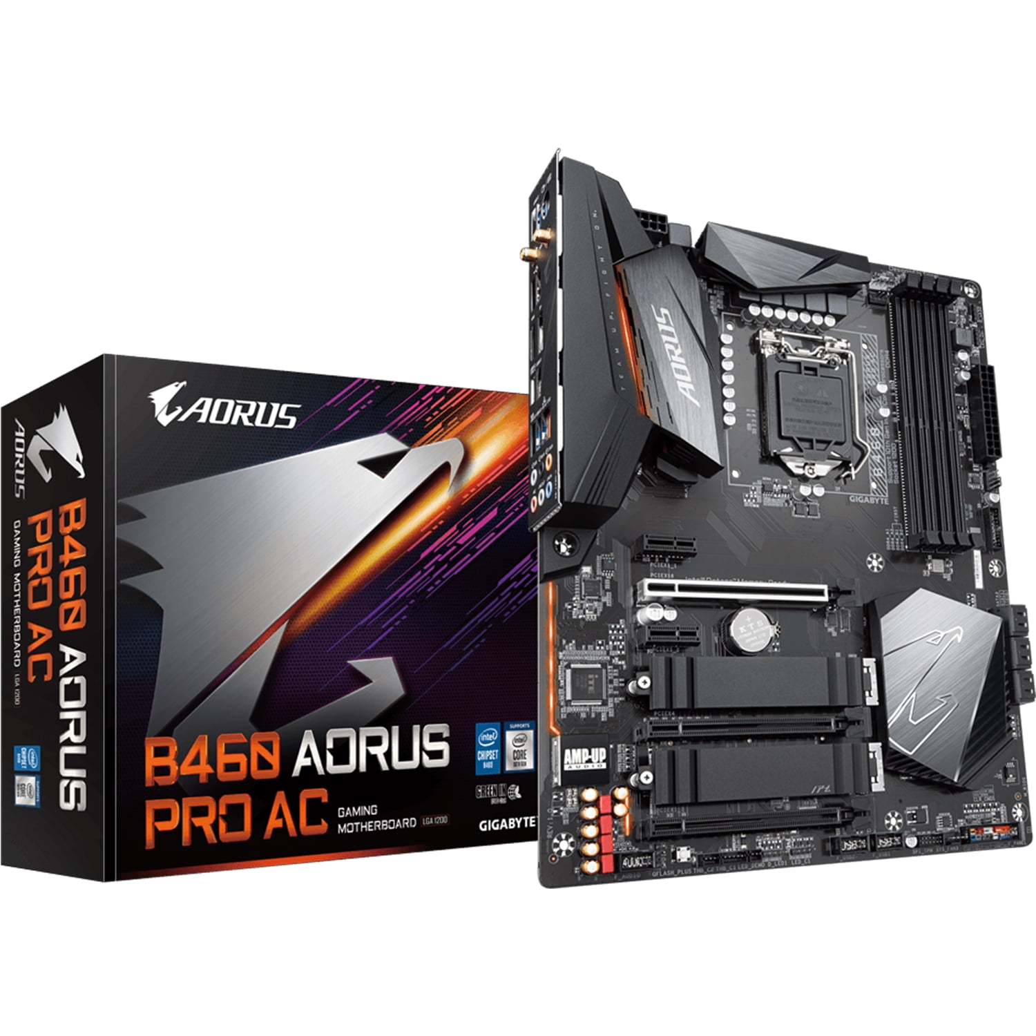Tarjeta Madre AORUS B460 Aorus Pro AC 1200 DDR4 RGB ATX | Walmart en línea