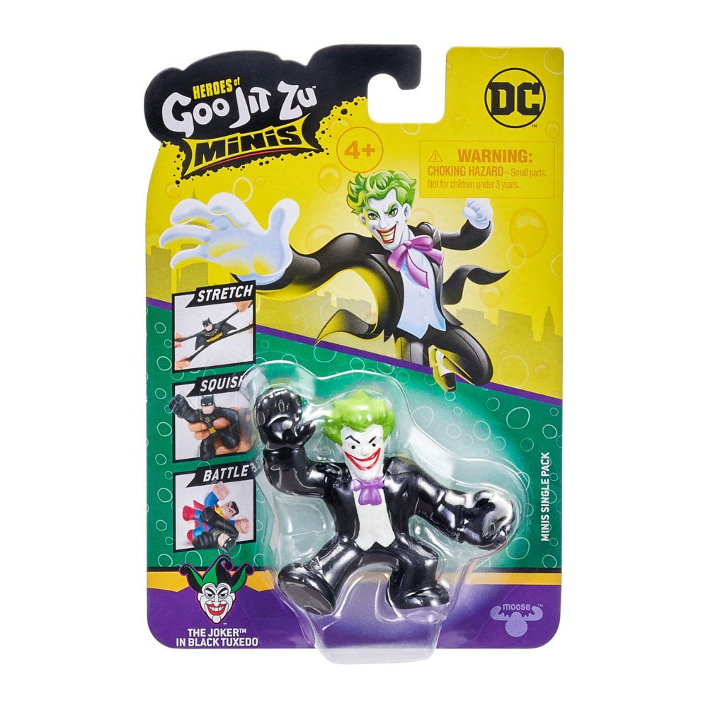 Heroes of Goo Jit Zu - DC Mini Joker in Black Tuxedo - Walmart.com