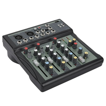 1 Stereo Signal Input 4 Channel Mixer 2-Channel Signal Input Mixer For ...