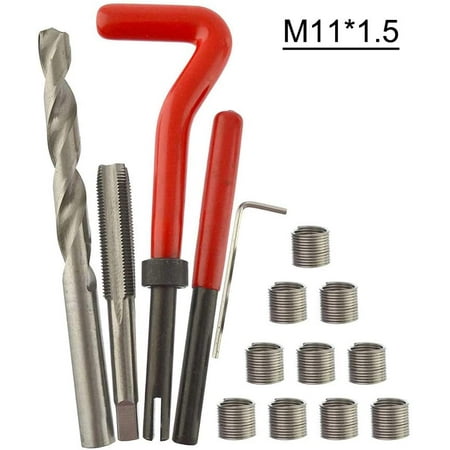 Sepeda 15Pcs Metric Thread Repair Insert Kit M3 M4 M7 M9 M11 Helicoil ...