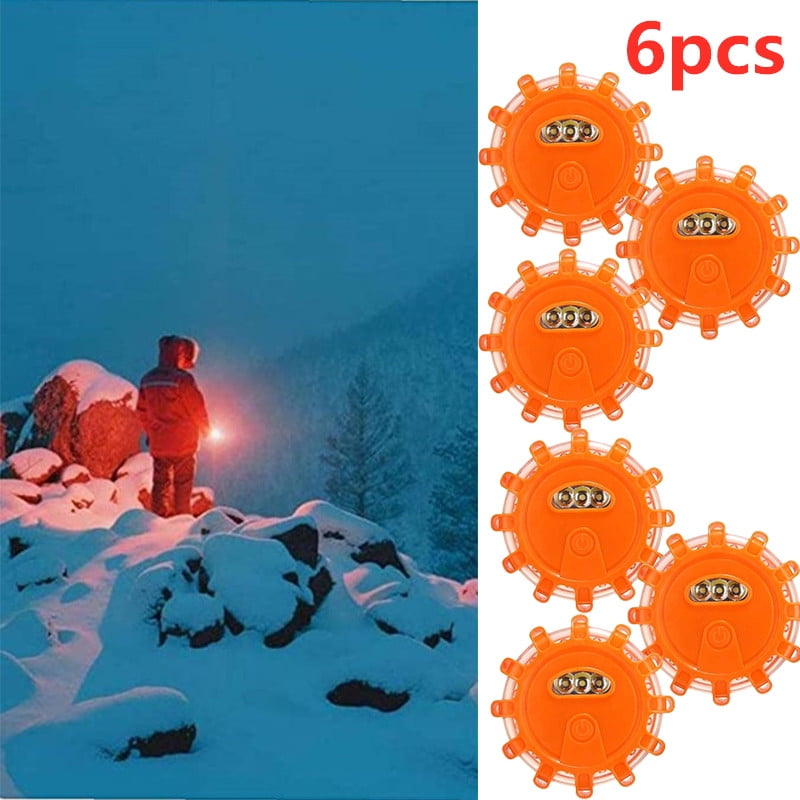 1/2/3/4/6pcs LED Road Strobe Flash Emergency Warning Light,Led Road ...