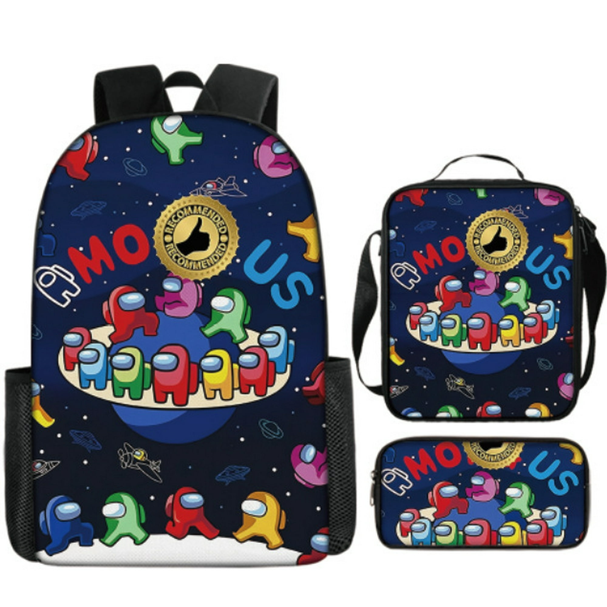 Click here for Wevalley Among Us Space Werewolf Schoolbag Three-P... prices