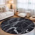 3ft Area Rug,Abstract Marble Texture Washable Large Rugs Soft Non-Slip ...