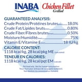 INABA Premium Hand-Cut Grilled Chicken Fillet Cat Treats w Vitamin E, 0 ...
