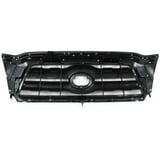 Garage-Pro Grille Assembly, Chrome Shell, Black Insert, Plastic, Fits ...
