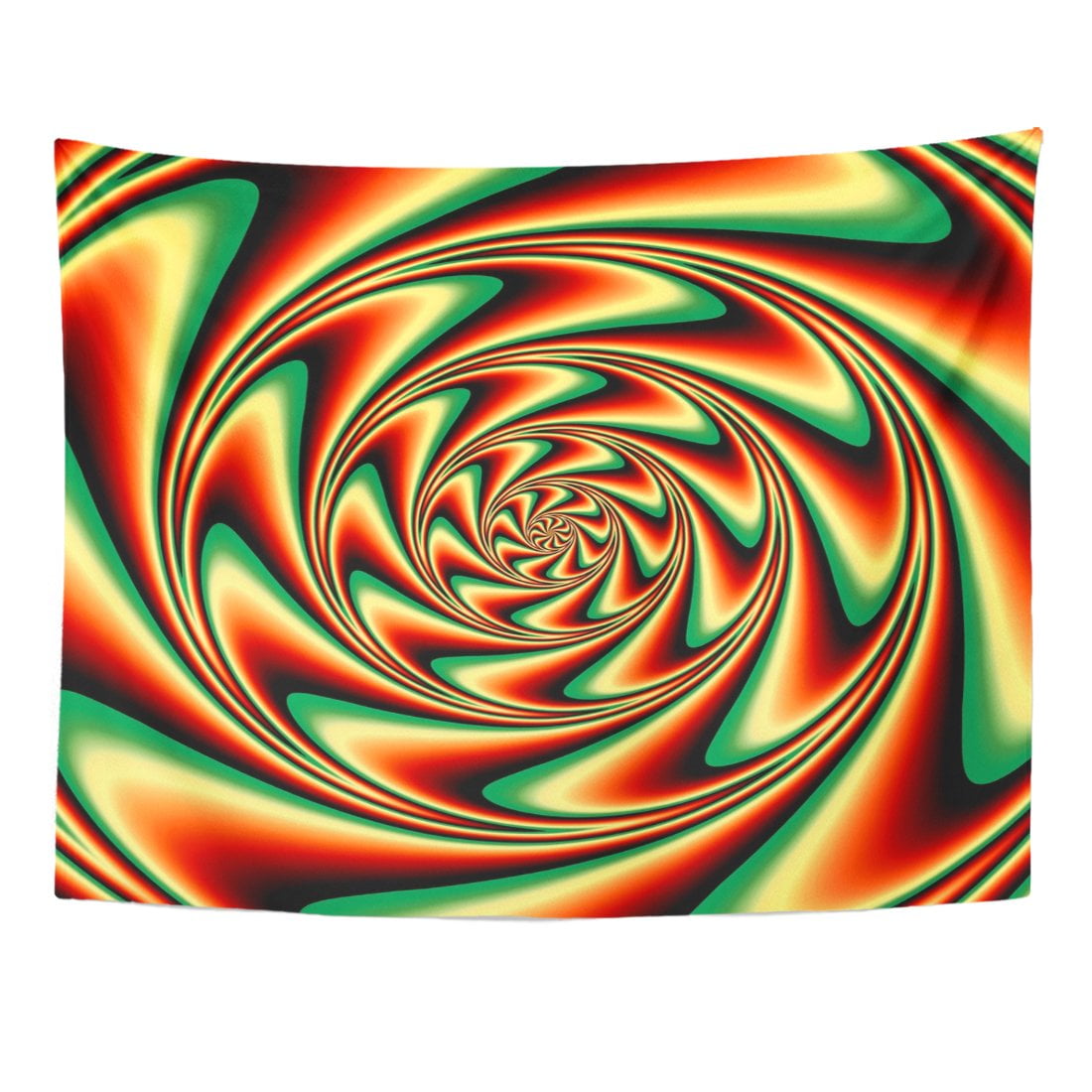 ZEALGNED Trippy Abstract Insane Shapes As Crazy Swirl Wall Art Hanging ...