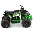 MotoTec 24V Kids Battery Powered ATV Four Wheeler Titan V5 Black ...