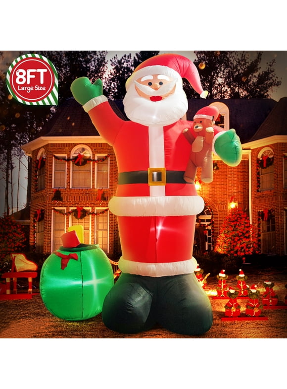 Outdoor Santa Decor in Outdoor Christmas Decorations - Walmart.com