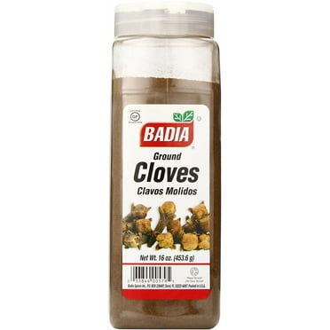 Badia Ground Cloves, Sweet Spice, Perfect for Baking, 16 Ounce Bulk ...