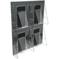 deflecto Multi-Pocket Wall-Mount Literature Systems, 18 3/8w x 23 3/4h ...