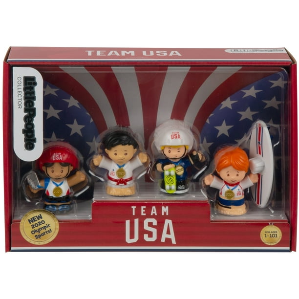 Fisher-Price Little People Collector Team USA 2020 Sports Set - Walmart ...