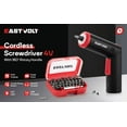 Eastvolt Cordless Screwdriver 4V 6Nm Rechargeable with 90° Rotary ...