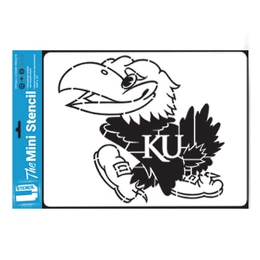 NCAA Kansas Jayhawks Collegiate 'ROCK CHALK' Mini Stencil Kit - Walmart.com