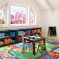 TWINNIS Kids Playmat Rugs ABC Educational Learning Area Rugs Carpet for ...
