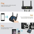 1Mii B06Pro Long Range Bluetooth Receiver, aptX Low Latency, 3D ...