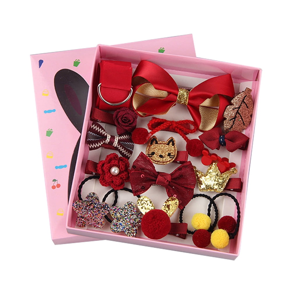 Click here for Leining 18 Pcs Children Cute Hair Bands Hairpin Gi... prices