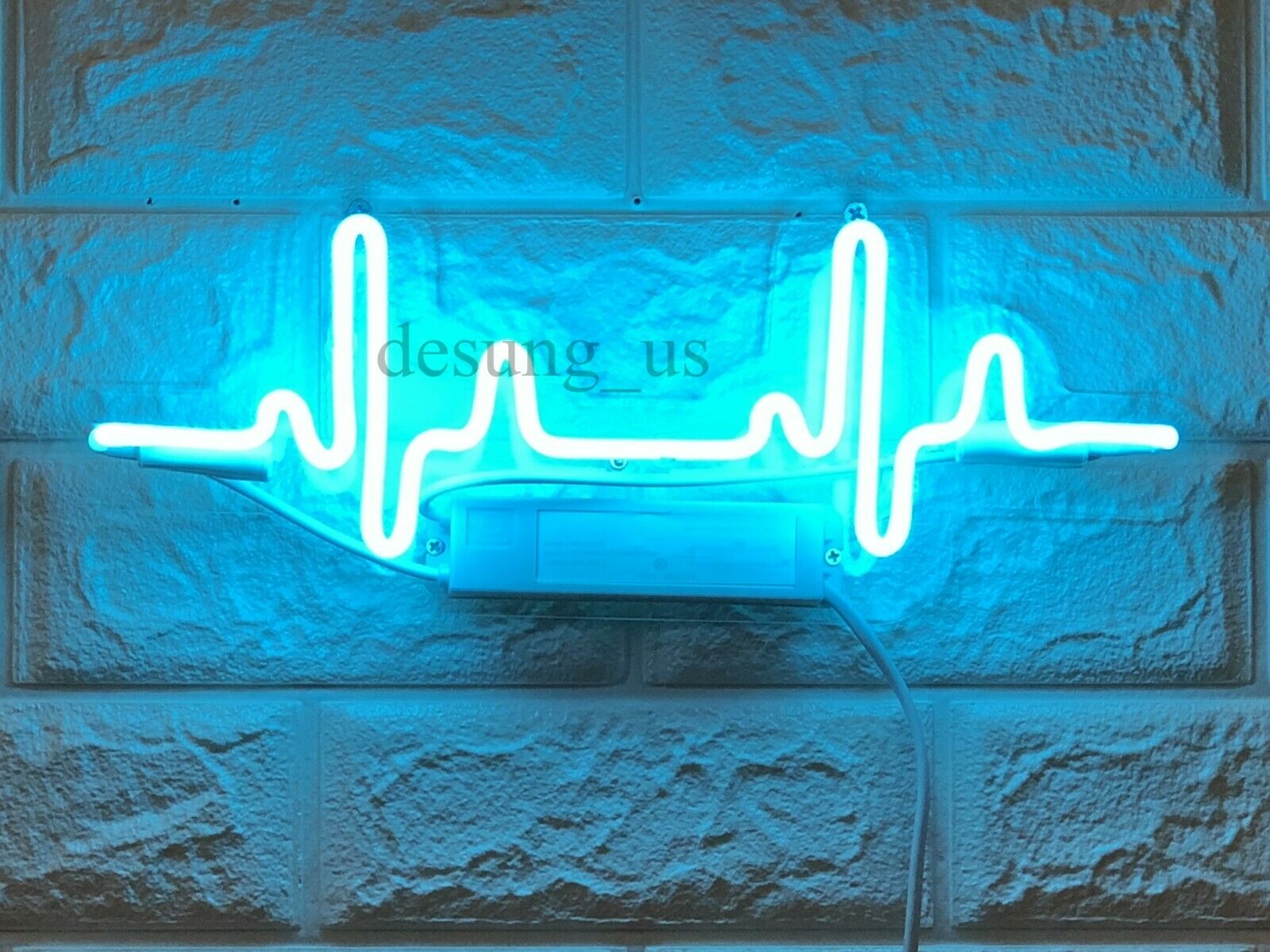 Queen Sense 14" ECG (Electrocardiogram) Neon Sign Acrylic Man Cave ...