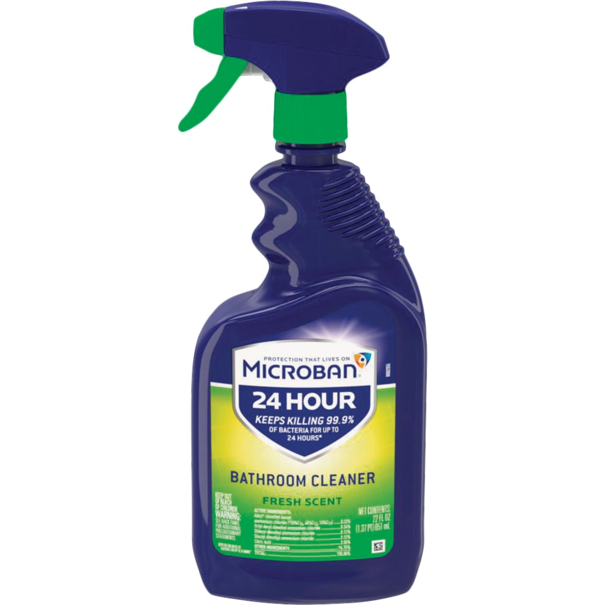 Microban 22 Oz. Fresh Scent Disinfectant Bathroom Cleaner 3700048622 ...