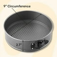 Wilton Cheesecake Pan 9x3 inch Steel Springform with Removable Bottom ...