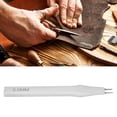 Professional Leather Hole Punch Craft Tool, 5mm 2 Prong Steel Chisel ...