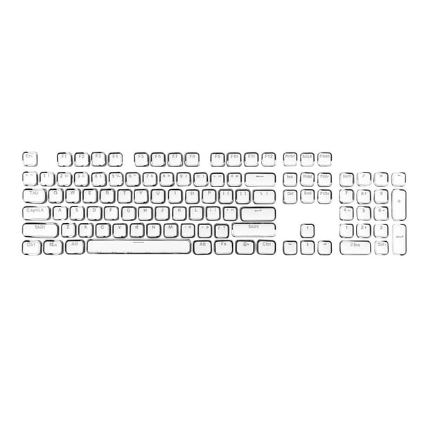 Personalized Transparent Keycaps, 104Pcs Backlight Key Caps Replacement ...