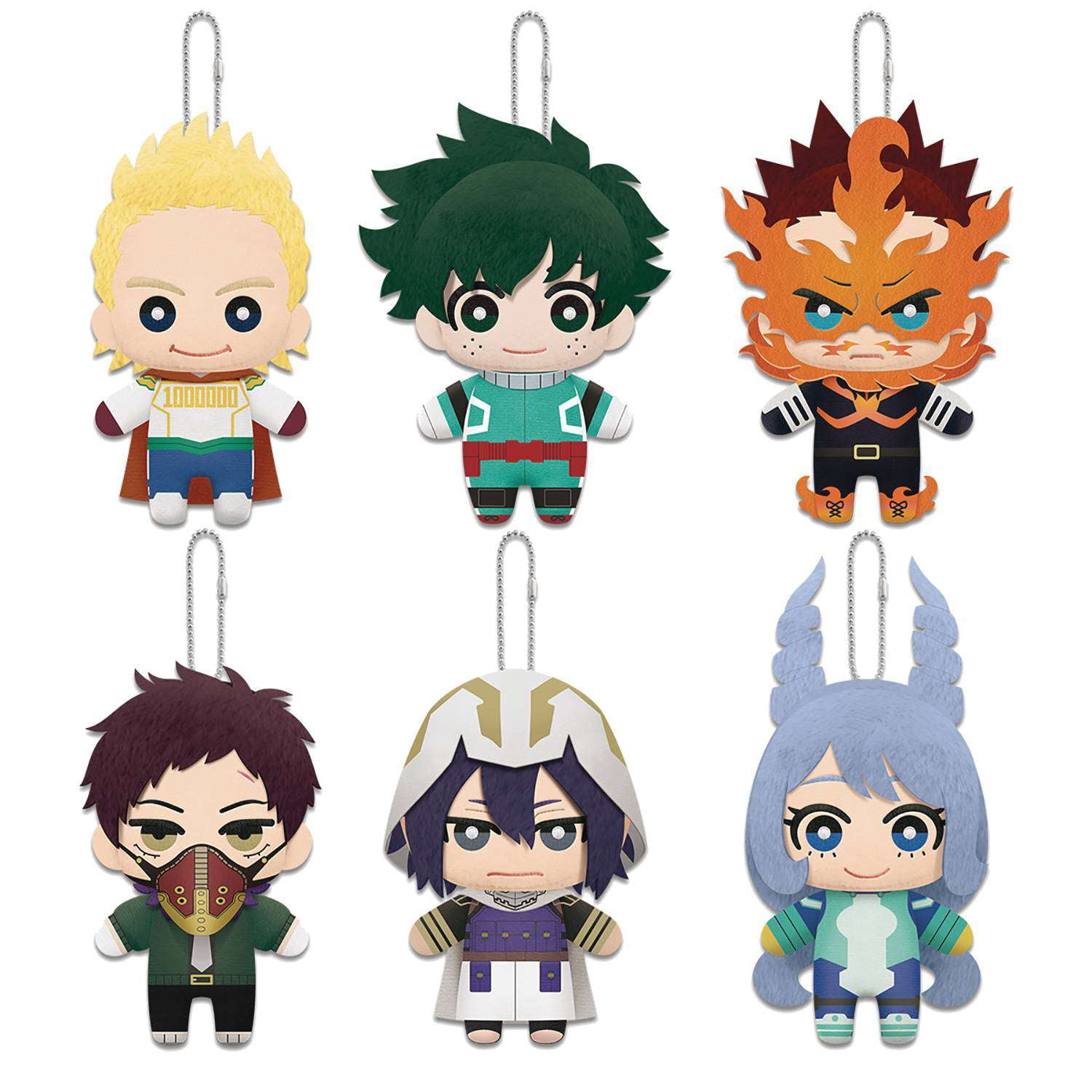 My Hero Academia Series 3 Set of 6 Plush - Walmart.com