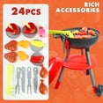 Kids BBQ Grill Playset - Pretend Play Kitchen Toys for Children 3-6 ...