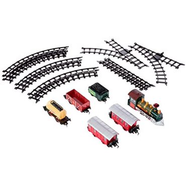 Express Train Set with Tracks Toy - Battery Operated Classic Train ...